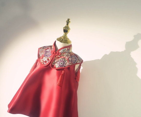 Handmade Girls Cheongsam Kids Cheongsam Chinese Vintage - Etsy