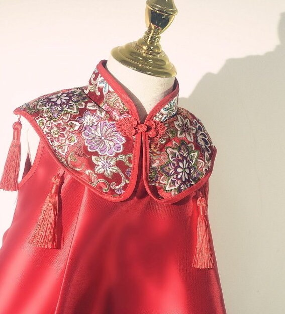 Handmade Girls Cheongsam Kids Cheongsam Chinese Vintage - Etsy