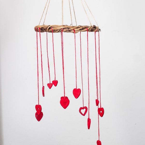 Heart Mobile - Etsy