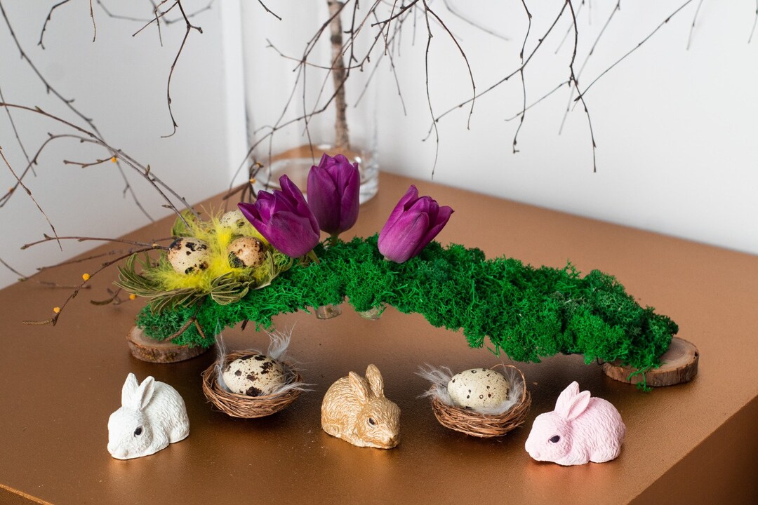 Easter Bunnies | Easter Table Decor | Easter Mini Bunny | Easter ...