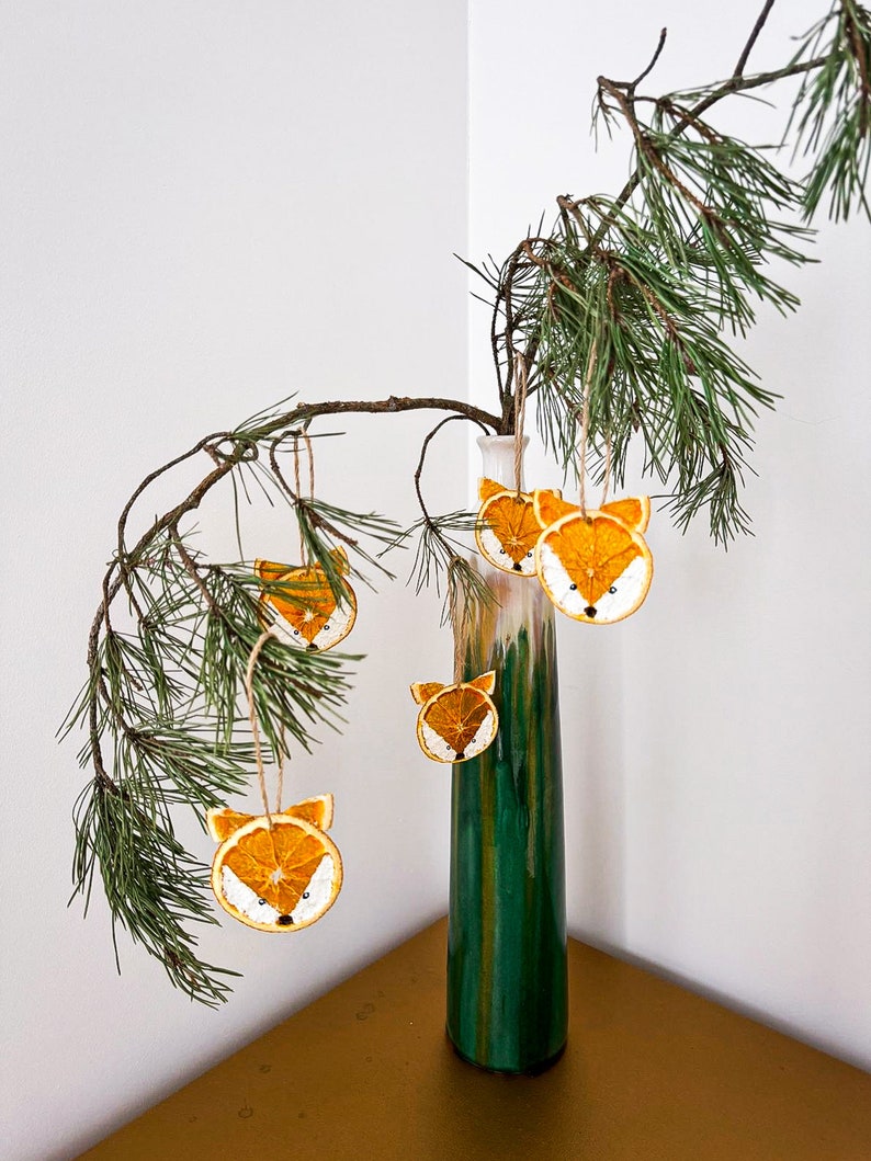 Set of 6 Dried Orange Ornaments | Christmas Tree Ornament | Funky Fox ...