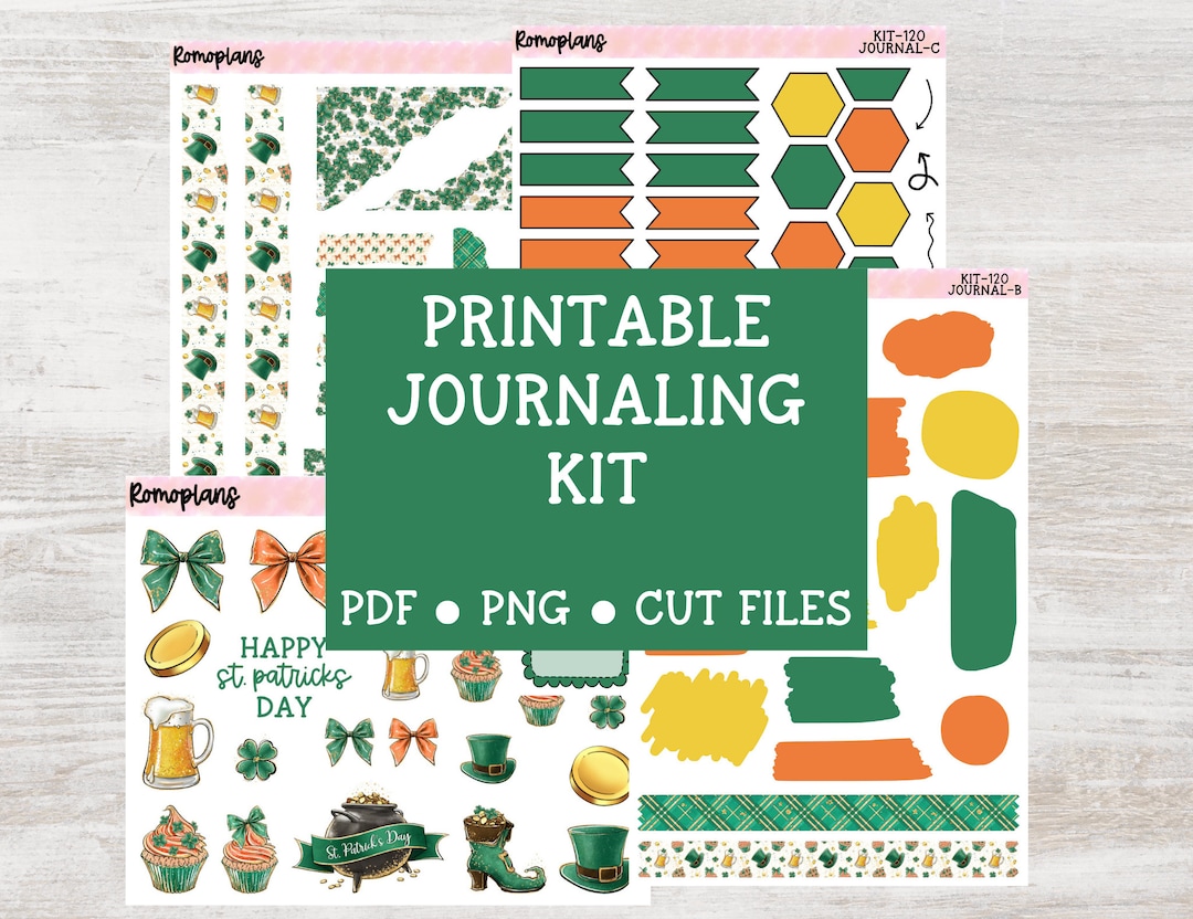 Printable Journaling Kit KIT 120 - Etsy