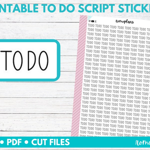 Planner Stickers Printable - Etsy