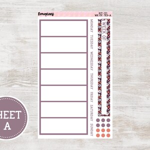 Printable Weekly Overview Kit | KIT 131 | 7x9 Planner | Erin Condren - Etsy
