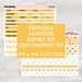Printable Paycheck Budget Sticker Kit KIT 129 7x9 Size Erin Condren - Etsy