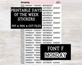Printable Payday Script Stickers Font A Erin Condren Happy Planner Plum ...