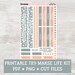 Printable Makselife Reflection and Weekly Actions Kit | KIT 124 | 7x9 ...