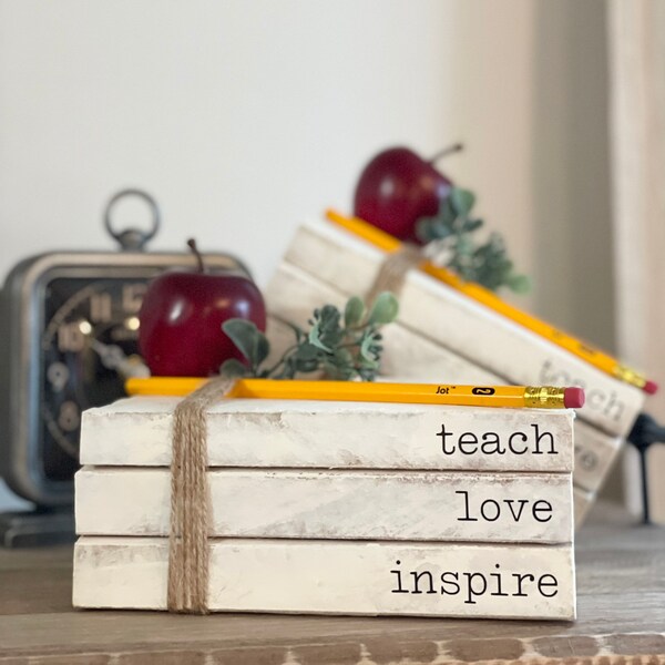 Decorative Book Stack - Etsy