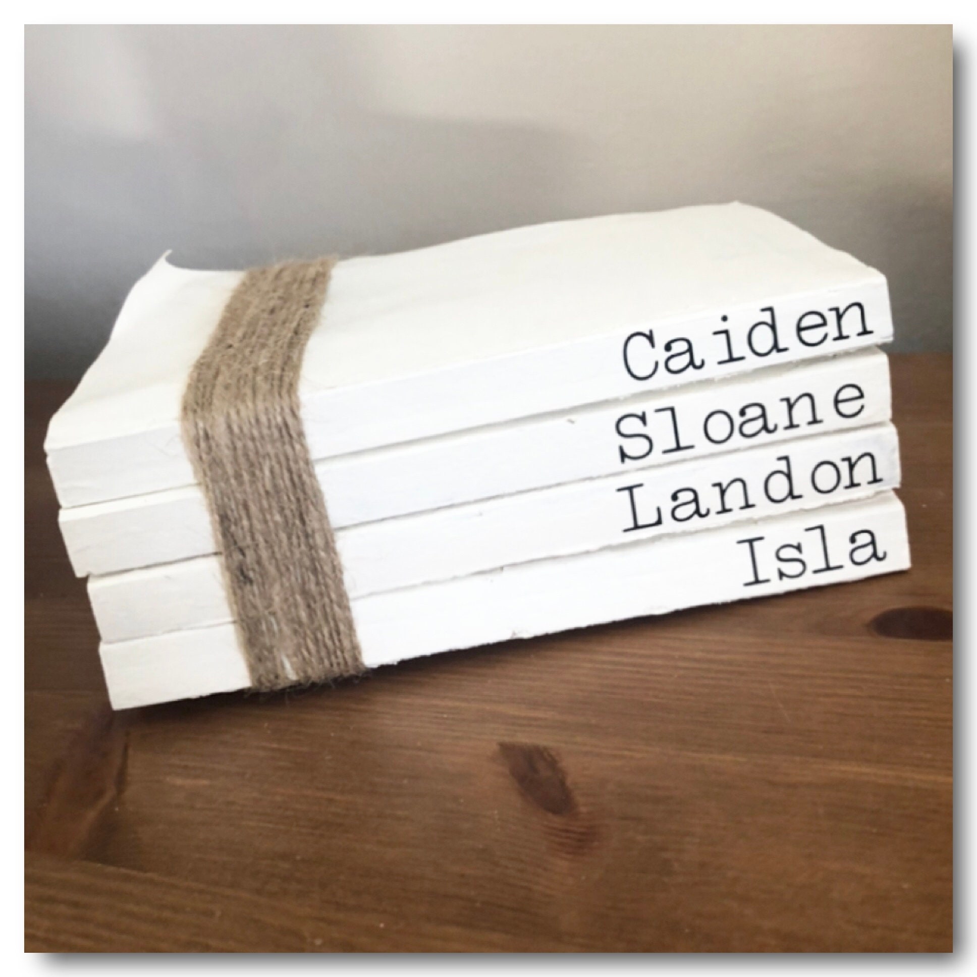 Custom Book Stack Farmhouse Book Stack Book Bundles - Etsy