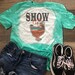 Show Life Chicken Serape Cowhide Bleached Adult & Youth Sizes ...