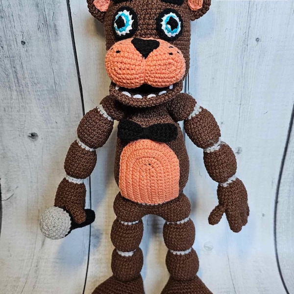 Freddy Fazbear Crochet Plushie - Etsy