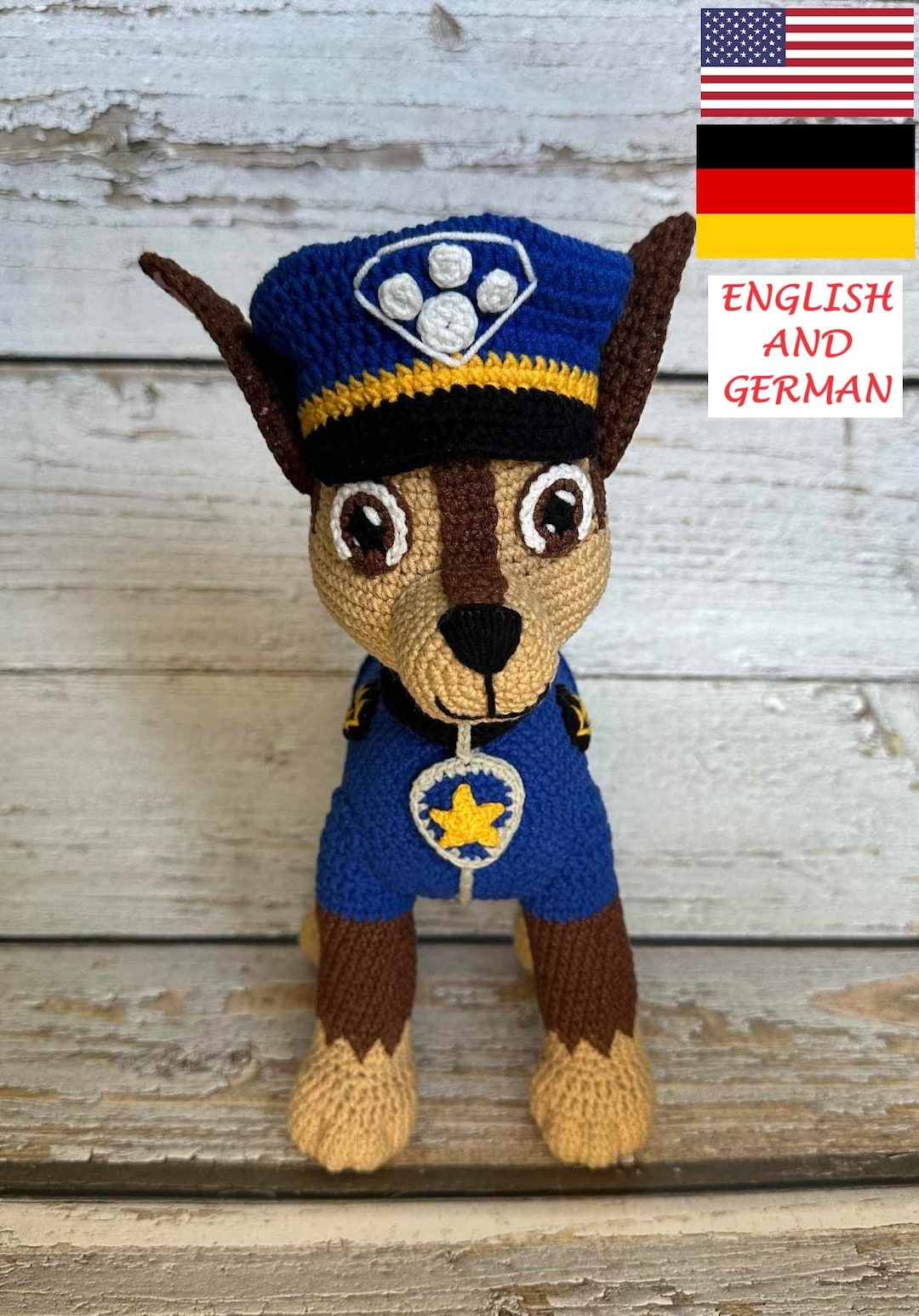 CROCHET PATTERN Chase - Etsy