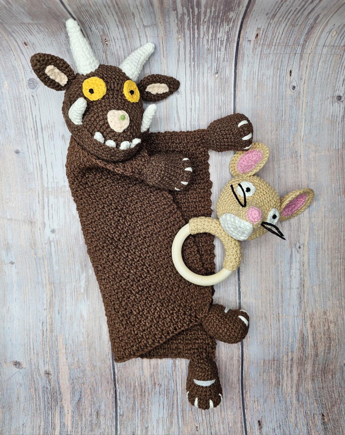 CROCHET PATTERN Gruffalo and Mouse Baby Set - Etsy