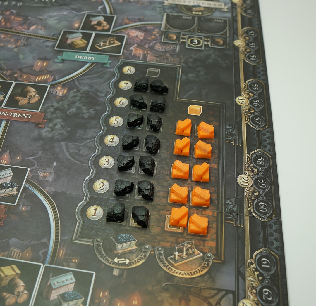 Brass Birmingham Resource Set (coal and Brass Token) - Etsy