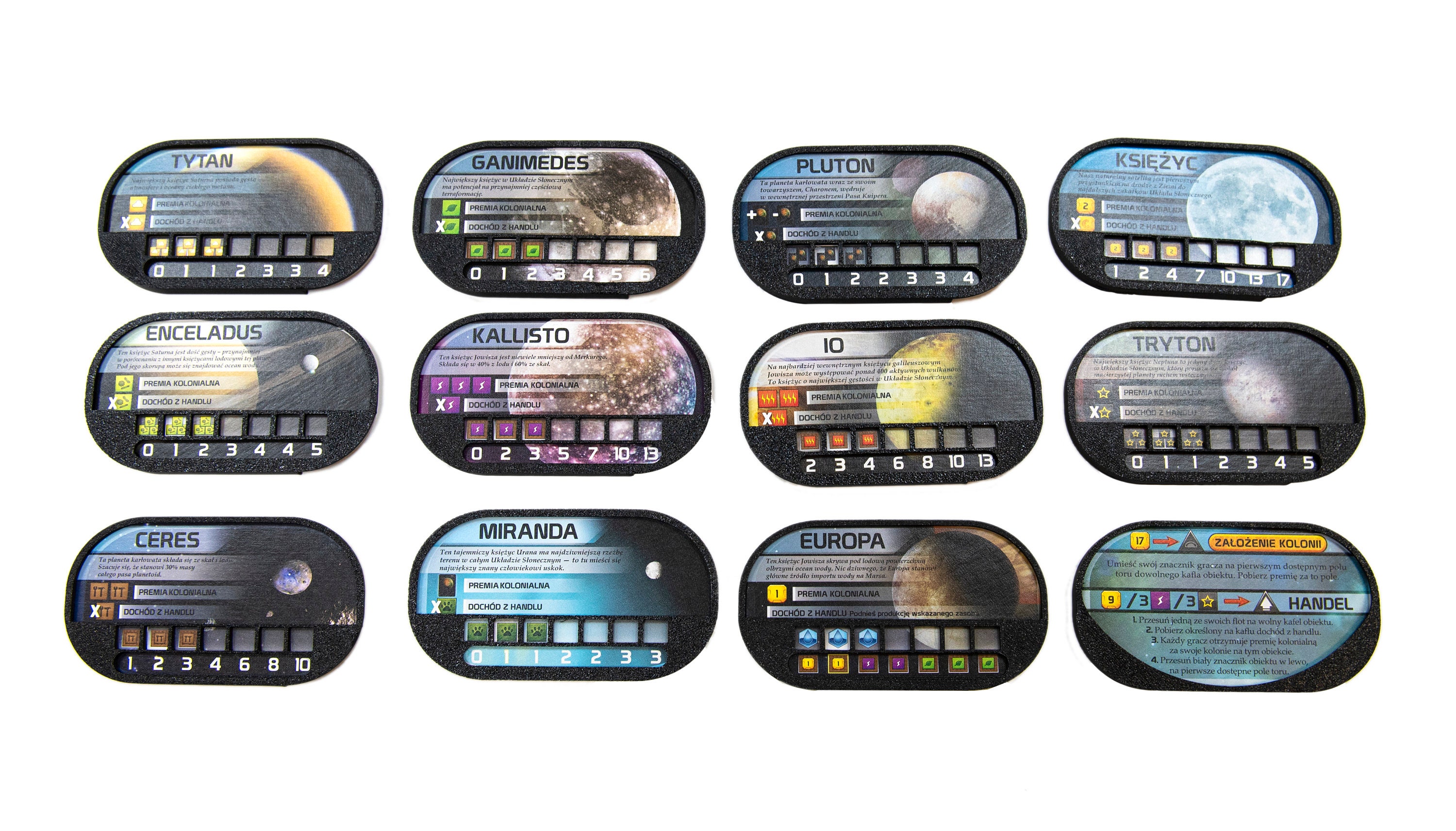 Terraforming Mars Colony Tile Overlays / Shields Full Set 12 - Etsy