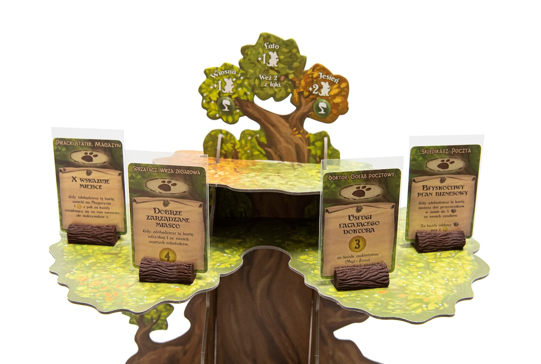 Everdell, Stand, Holders for Cards on Tree 4pcs, Unofficial - Etsy