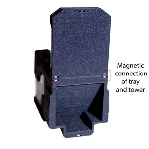 FUTURISTIC DICE TOWER With Transparent Plexiglass and Magnetic ...