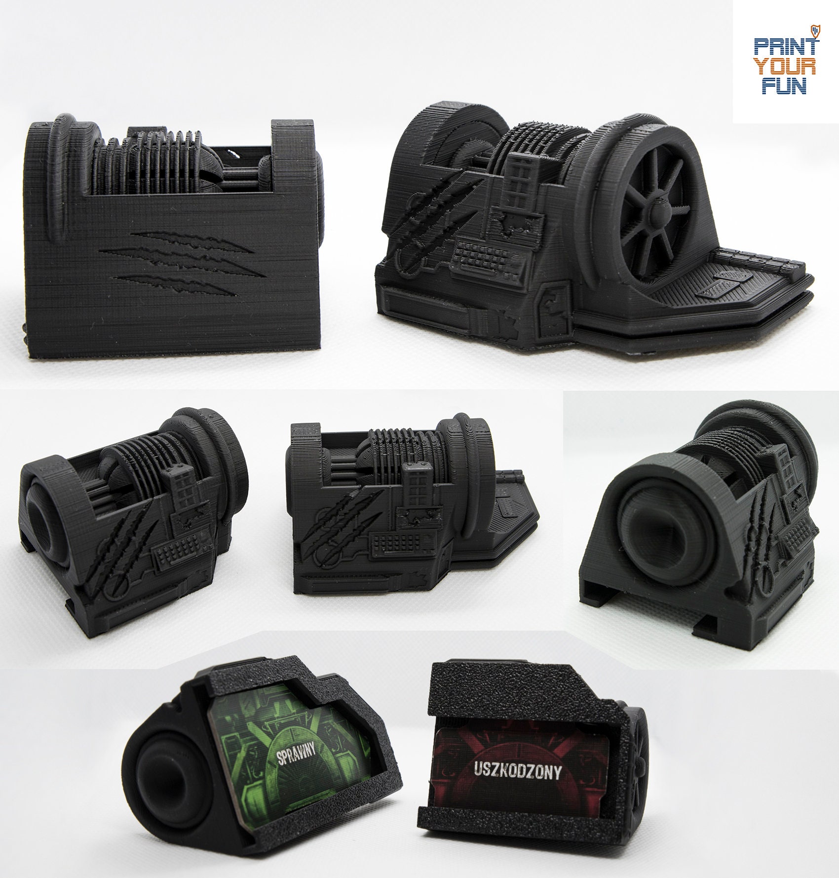 Nemesis Set of 3 Engines. 3D Status - Etsy