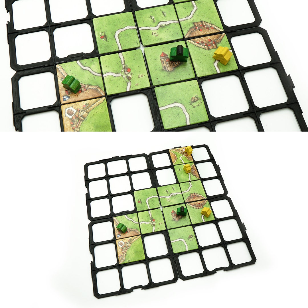 Carcassonne Bases Holders for Tiles With Box - Etsy