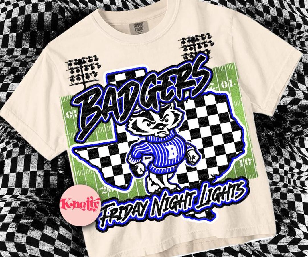 Cute Preppy Friday Night Lights- PNG File - BADGER NATION - Mascots ...