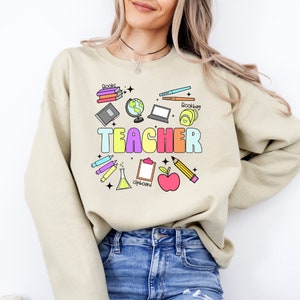 Pastel- Teacher Clipart- Teacher Shirt PNG - Etsy