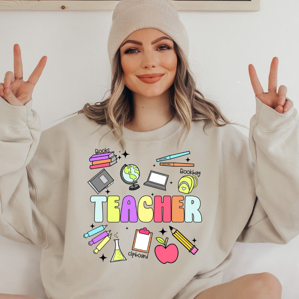 Pastel- Teacher Clipart- Teacher Shirt PNG - Etsy