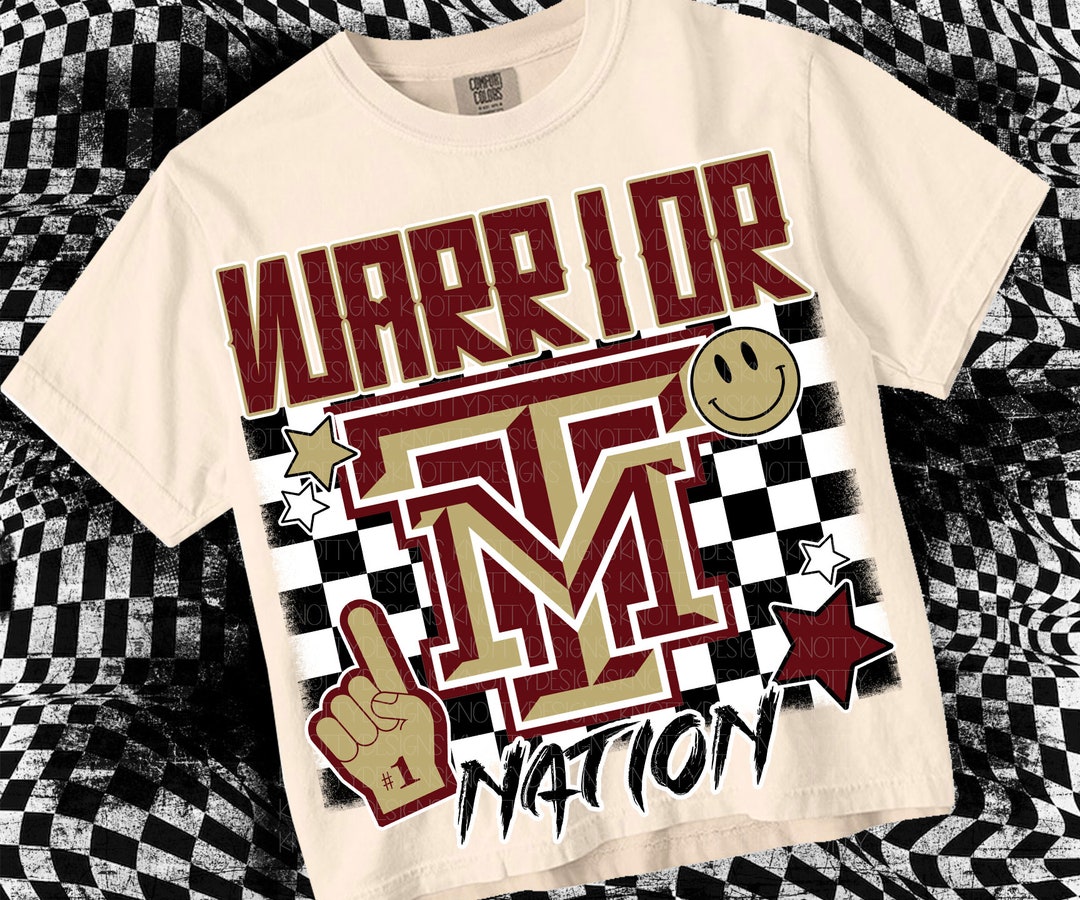 Retro Pop Mascot-warrior Nation PNG - School Spirit - Etsy