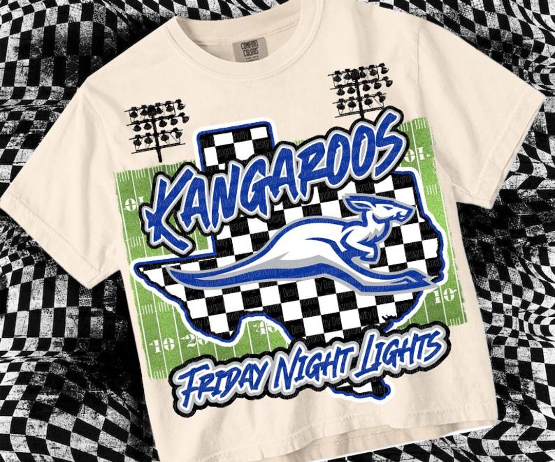 Cute Preppy Friday Night Lights- PNG File - KANGAROOS - Mascots - Etsy