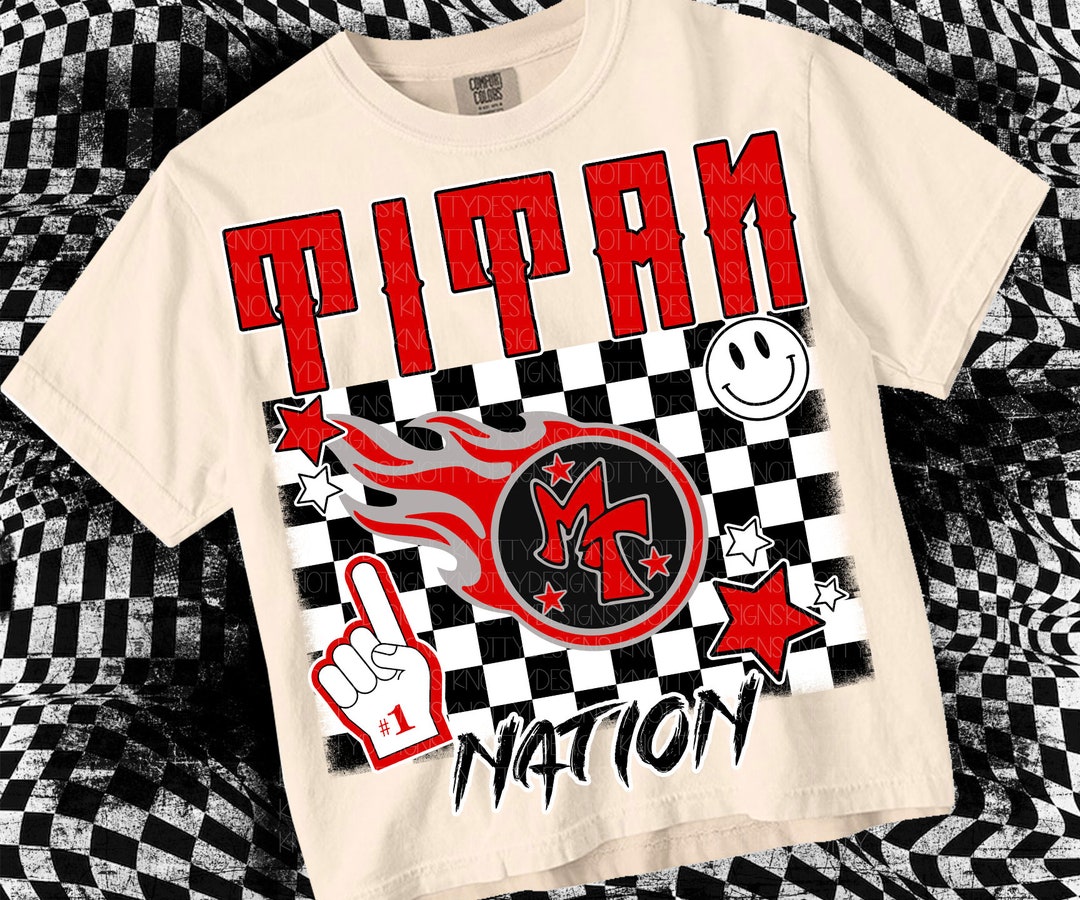 Retro Pop Mascot-titan Nation PNG - School Spirit - Etsy