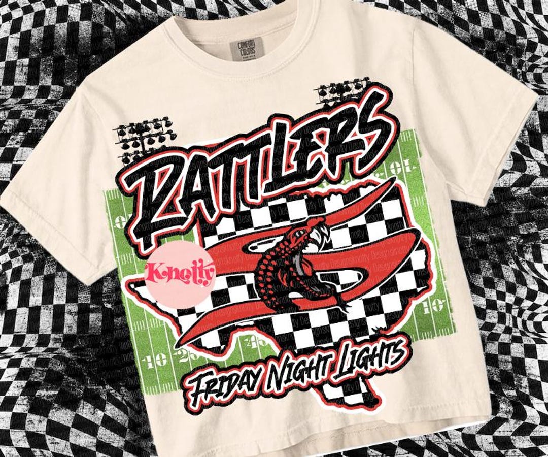 Retro Glitter - Mascot-rattlers PNG - School Spirit - Etsy