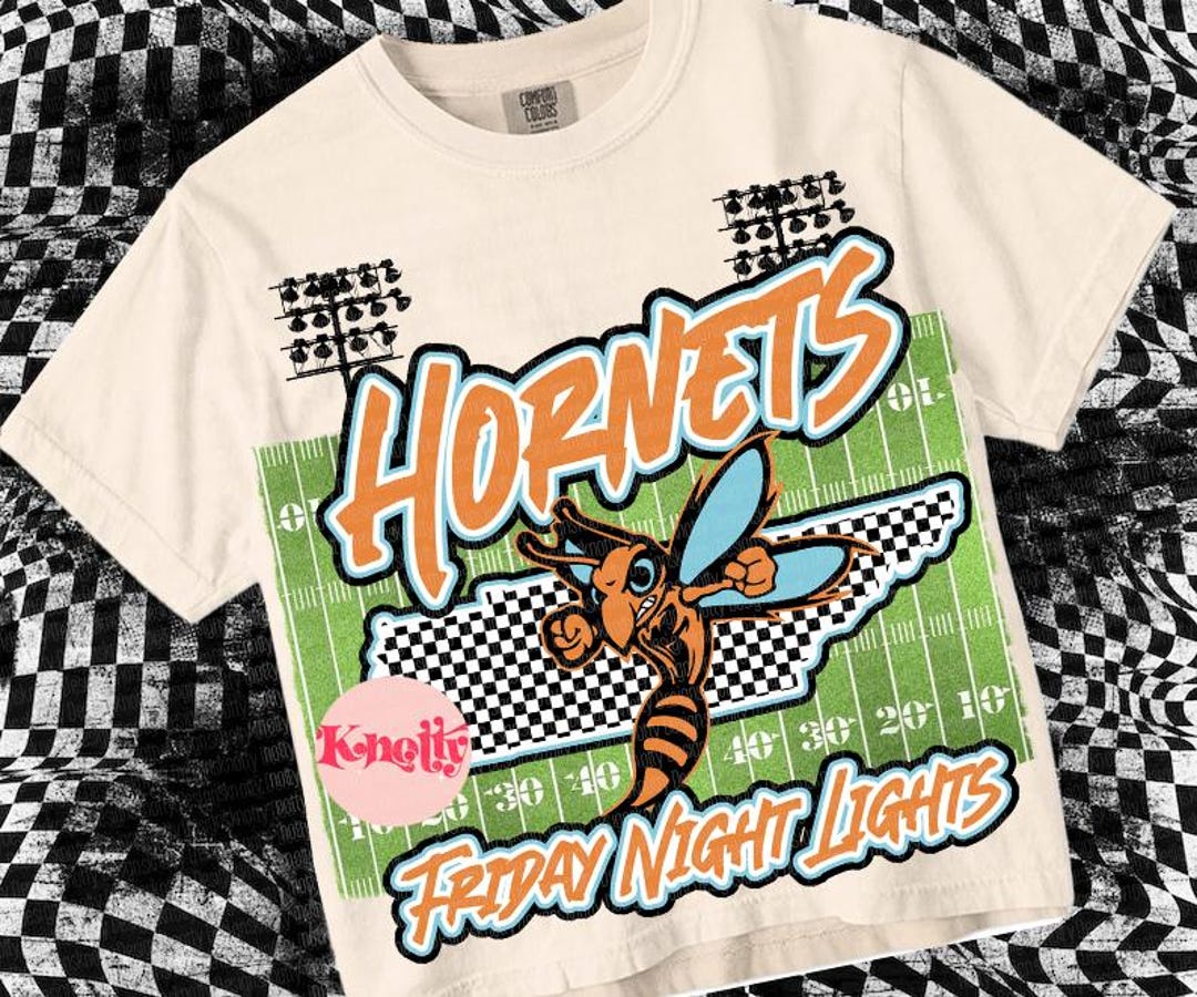 Retro Pop - Mascot-hornet Friday Night Lights School Spirit - Blue ...