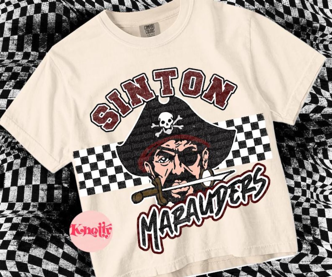 Retro Preppy SINTON Marauders -mascot- PNG - School Spirit - Etsy