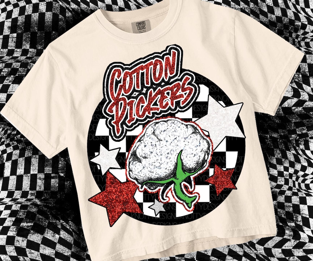 Retro Pop - Mascot-robstown Cotton Pickers PNG - School Spirit - Etsy