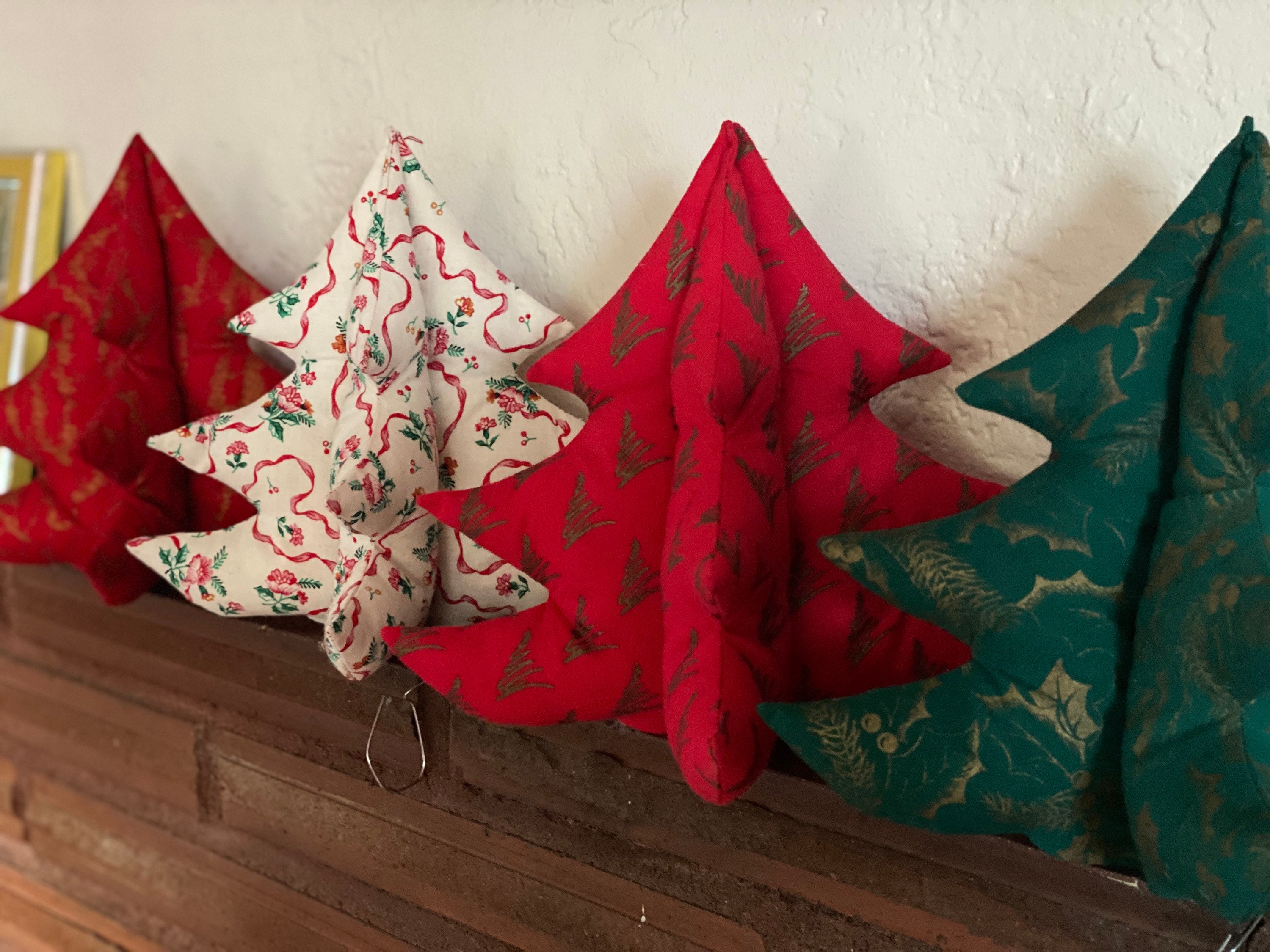 Fabric Christmas Tree - Each Unique - Etsy