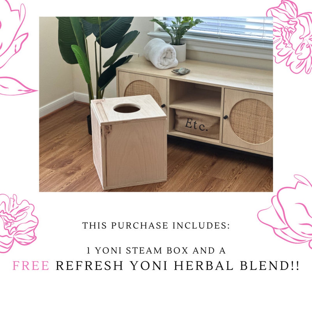 Yoni Steam Box, Yoni Chair, Free Yoni Herbal Blend With Purchase Rica Oh My - Etsy
