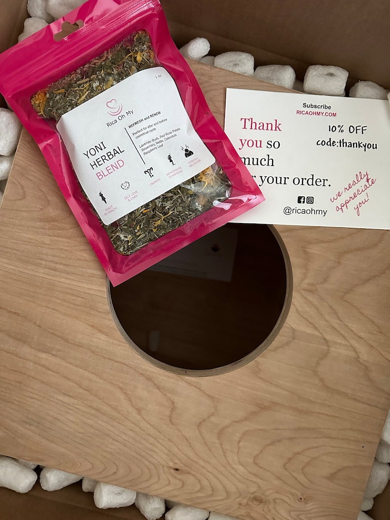 Yoni Starter Kit, Yoni Box, Everything for Yoni Steam, 1oz Herbs, Yoni ...