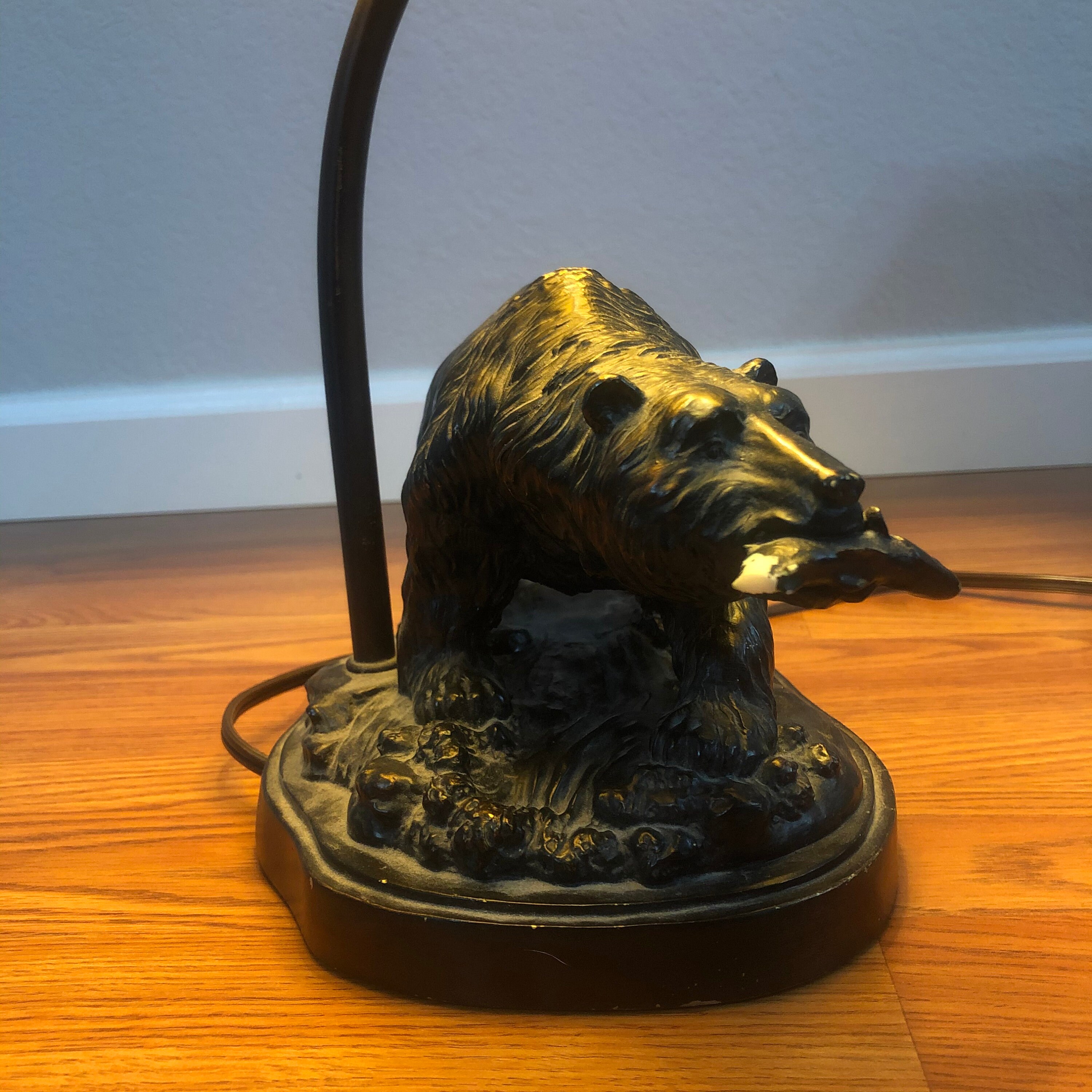 Vintage Cal Lighting Grizzly Bear Accent Table Lamp | Etsy