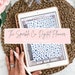 Undated Pink Leopard Print DIGITAL PLANNER +portrait Layout |the ...