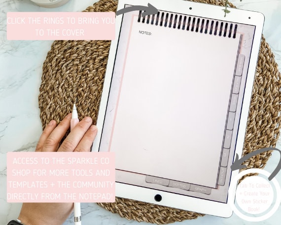 DIGITAL Daily Notepad | to Do List | Pink Productivity Planner ...