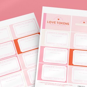 Printable Love Coupon Book Personalized Valentines Gift for Him Her ...