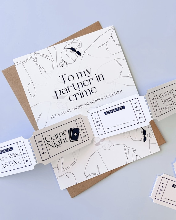 Friendship Birthday Gift Love Tokens Activity Coupons for - Etsy