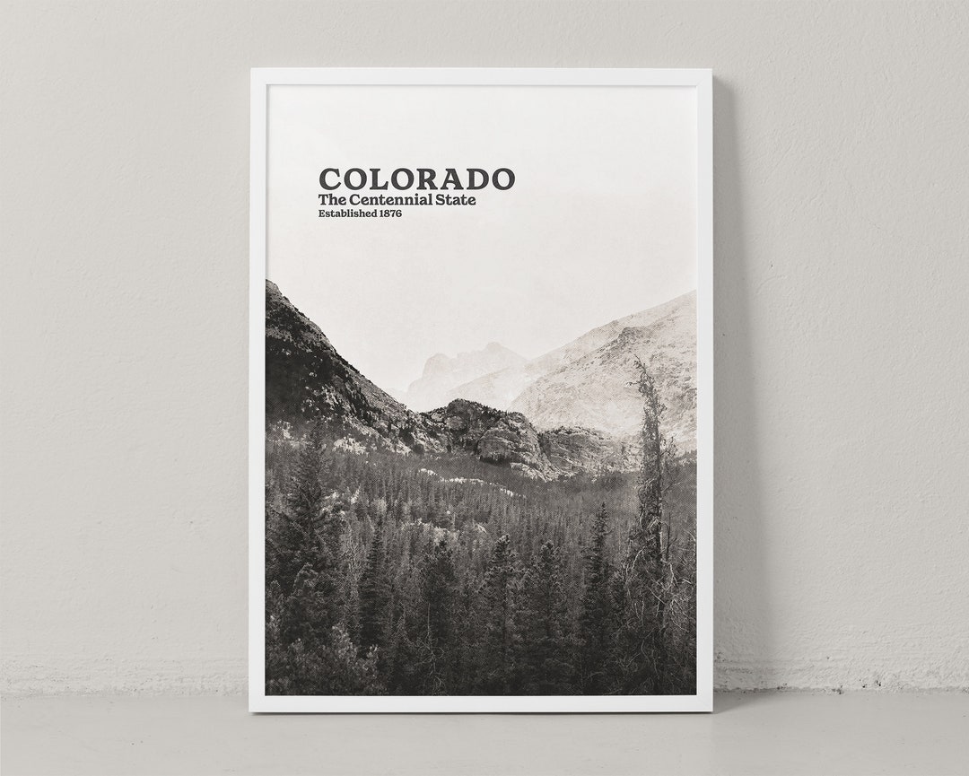 Colorado Poster - Colorado Print - Colorado Wall Art - Colorado ...