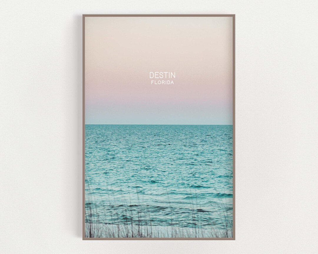 Destin, Florida - Destin Poster - Destin Art Print - Florida Beach ...