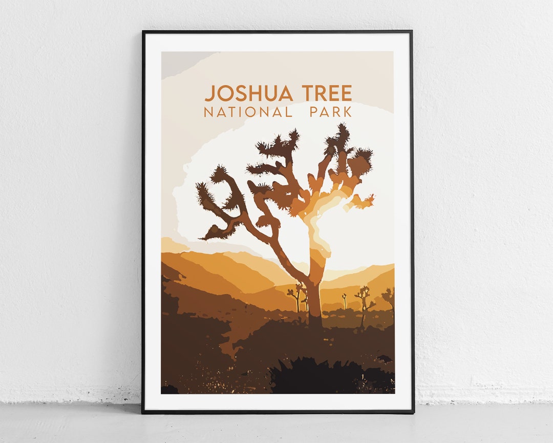 Joshua Tree National Park Wall Art Print - Landscape Wall Art - Joshua ...