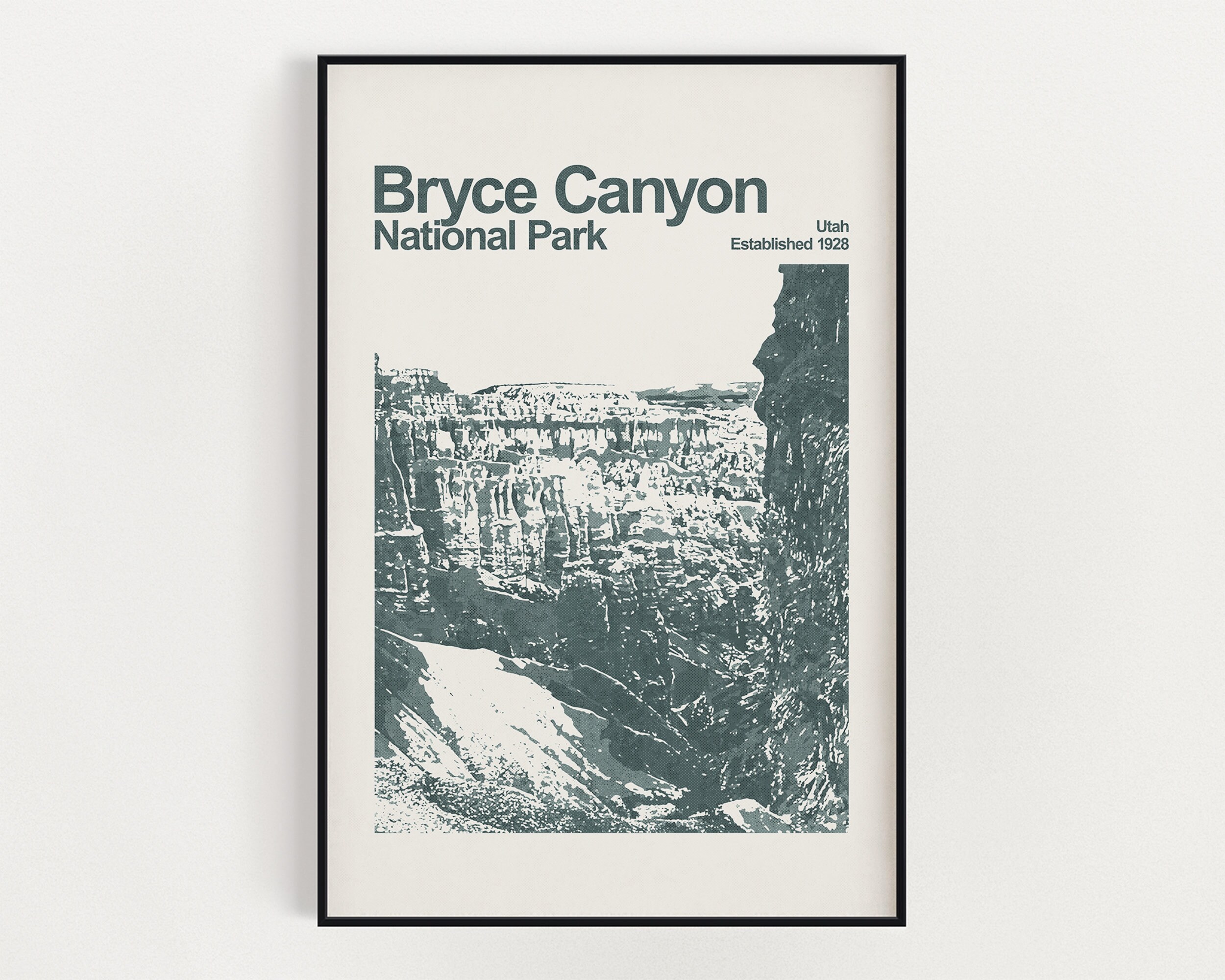 Bryce Canyon National Park Poster Minimalist Wall Art - Etsy