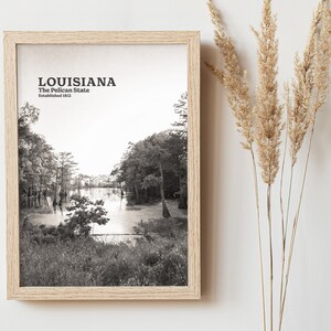 Louisiana Poster - Louisiana Print - Louisiana Wall Art - Louisiana ...