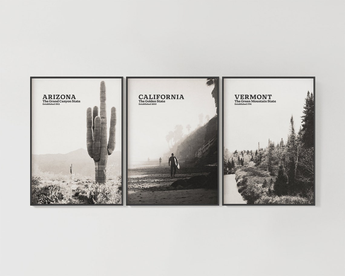 California Poster California Print California Wall Art - Etsy