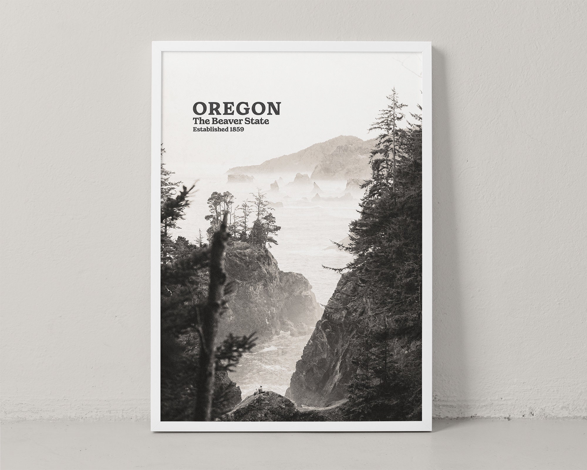 Oregon Poster Oregon Print Oregon Wall Art Oregon | Etsy