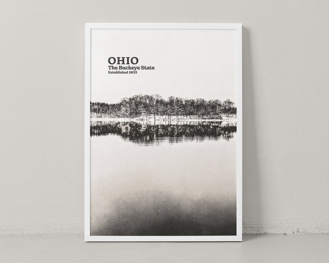 Ohio Poster - Ohio Print - Ohio Wall Art - Ohio Photography - Ohio ...
