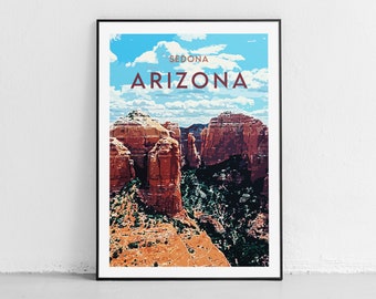 Vintage Sedona Poster - Etsy